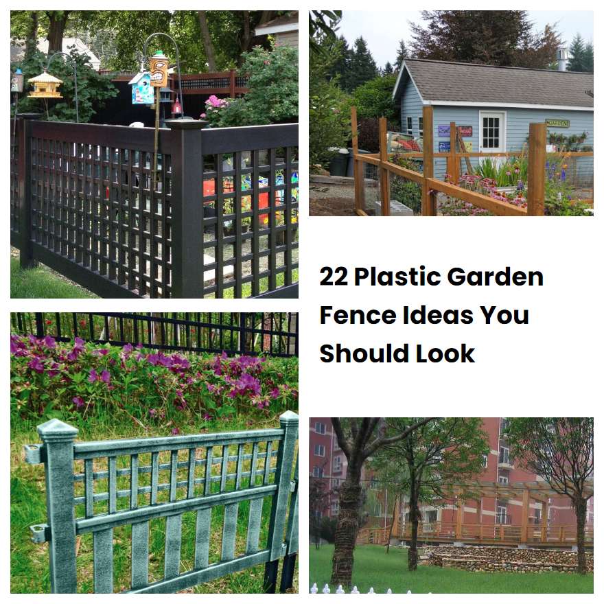 22 Plastic Garden Fence Ideas You Should Look | SharonSable