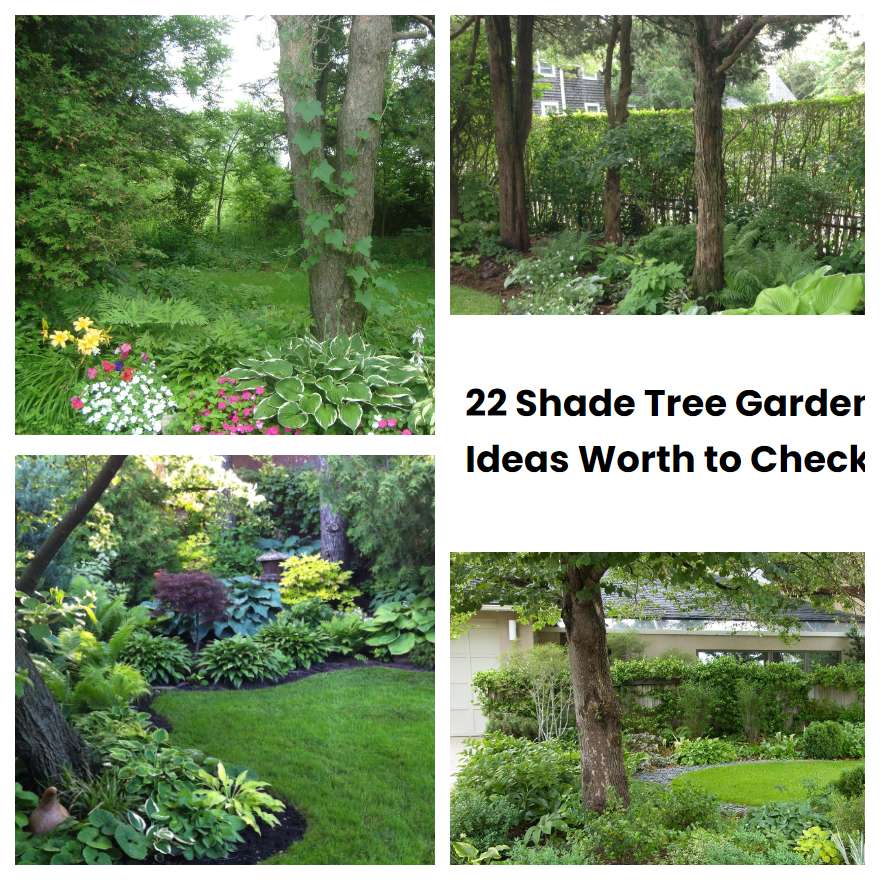 22 Shade Tree Garden Ideas Worth to Check | SharonSable