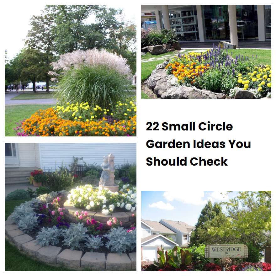 22 Small Circle Garden Ideas You Should Check | SharonSable