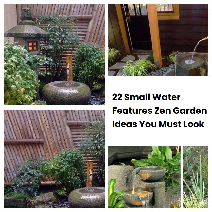 22 Small Water Features Zen Garden Ideas You Must Look | SharonSable