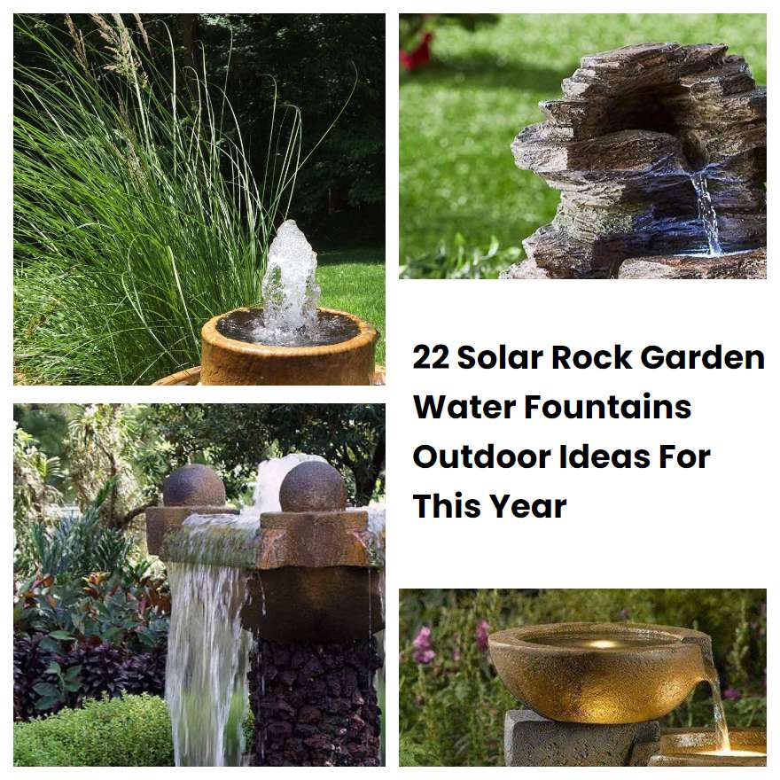 22 Solar Rock Garden Water Fountains Outdoor Ideas For This Year ... 22 Solar Rock Garden Water Fountains Outdoor Ideas For This Year ...
