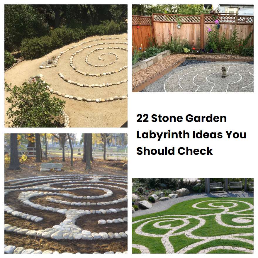 22 Stone Garden Labyrinth Ideas You Should Check | SharonSable