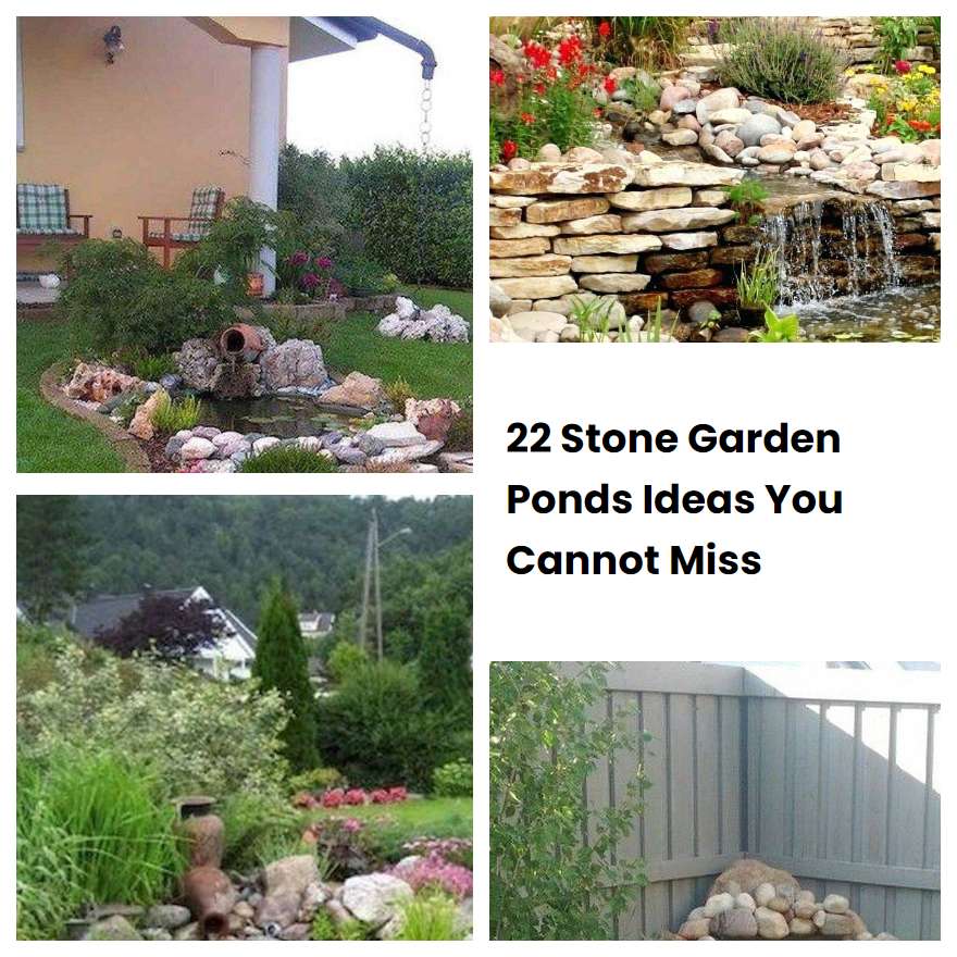 22 Stone Garden Ponds Ideas You Cannot Miss | SharonSable