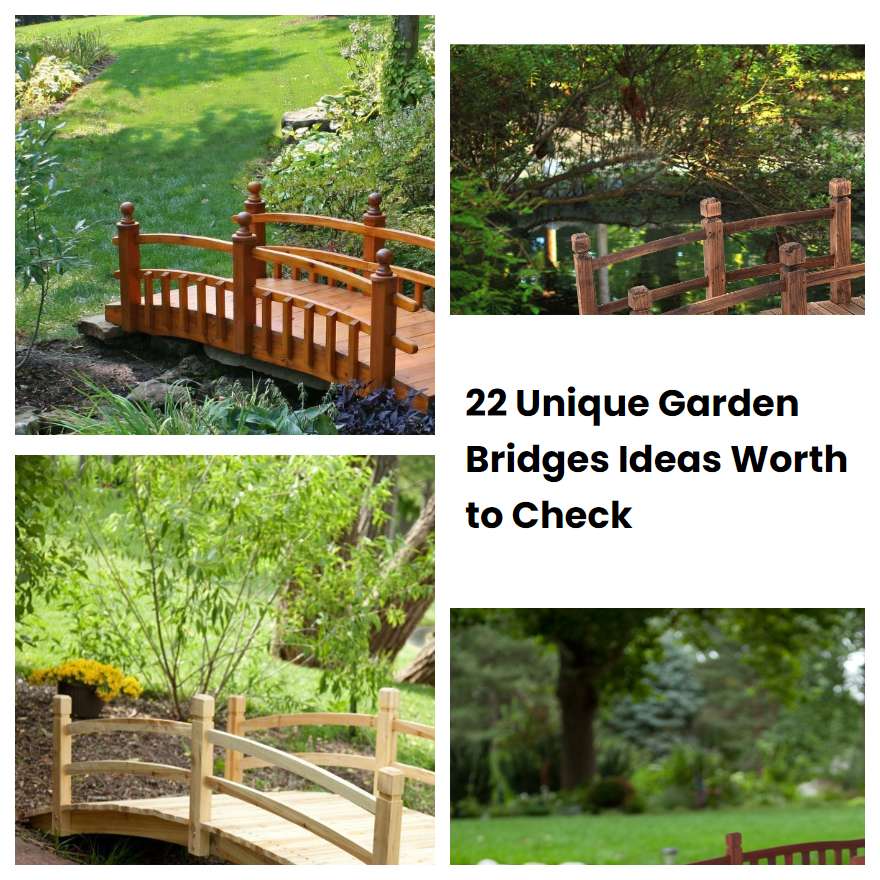 22 Unique Garden Bridges Ideas Worth to Check | SharonSable