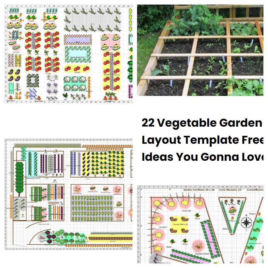 22 Vegetable Garden Layout Template Free Ideas You Gonna Love | SharonSable