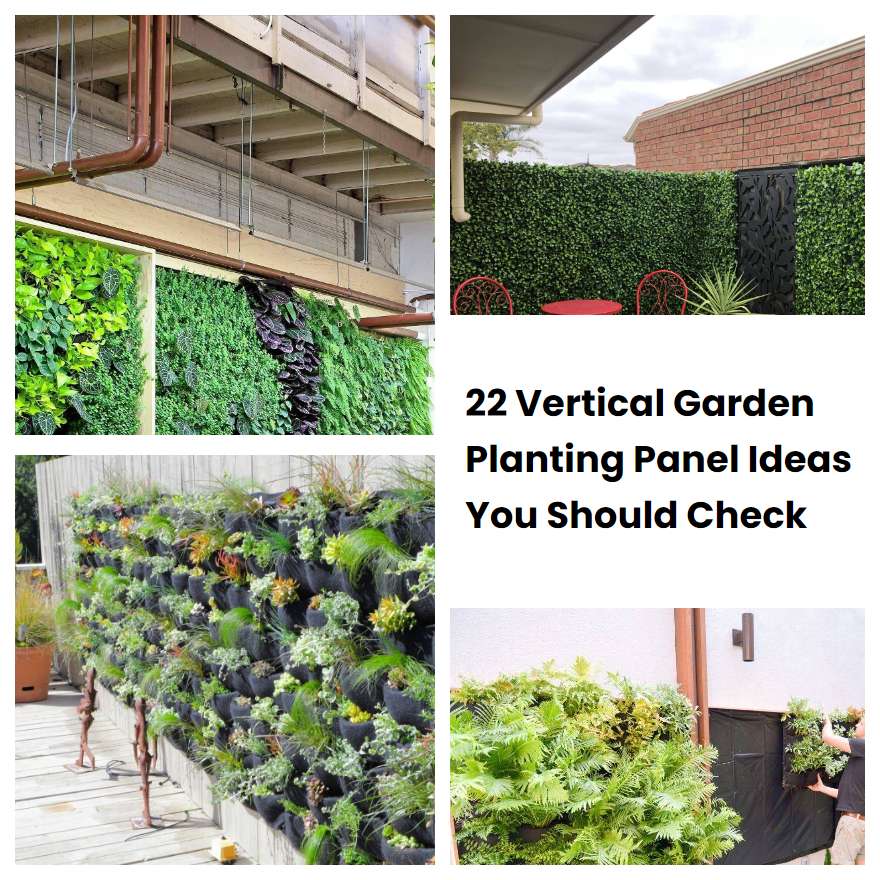 22 Vertical Garden Planting Panel Ideas You Should Check | SharonSable