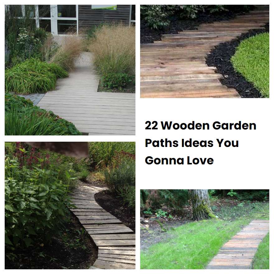 22 Wooden Garden Paths Ideas You Gonna Love | SharonSable