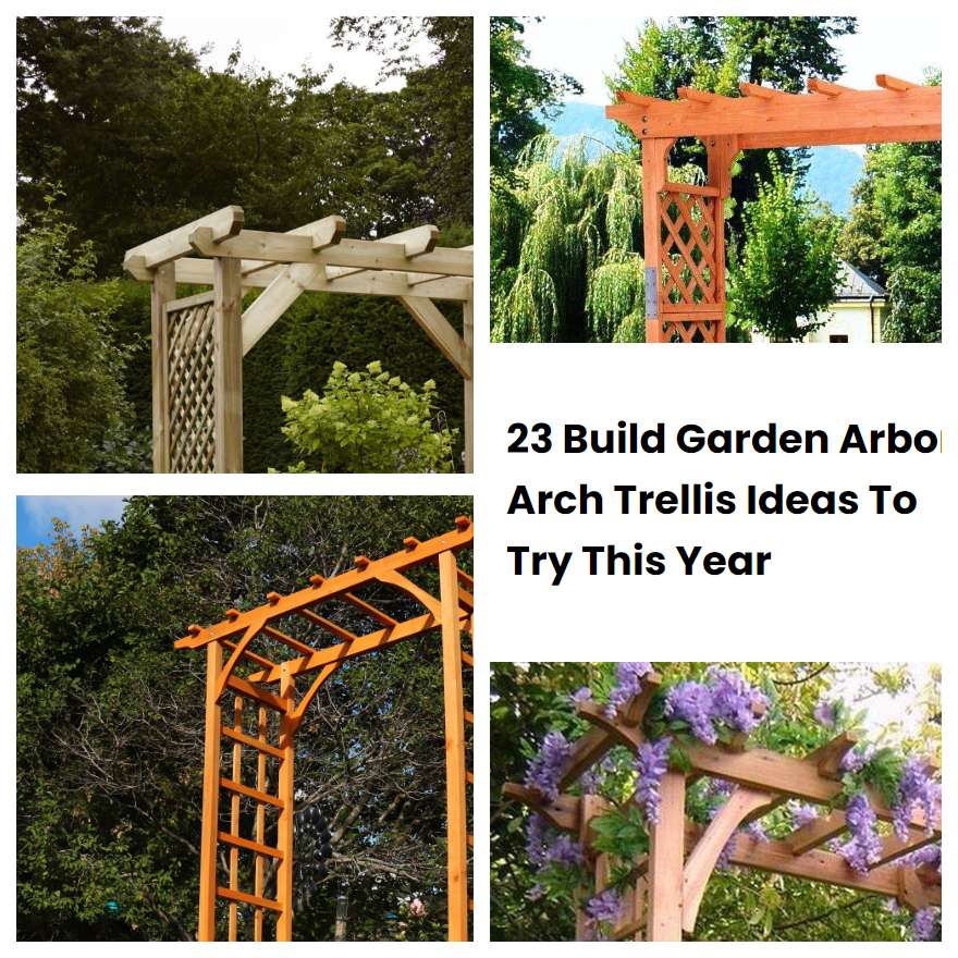 23 Build Garden Arbor Arch Trellis Ideas To Try This Year | SharonSable