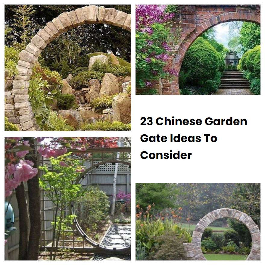 23 Chinese Garden Gate Ideas To Consider | SharonSable