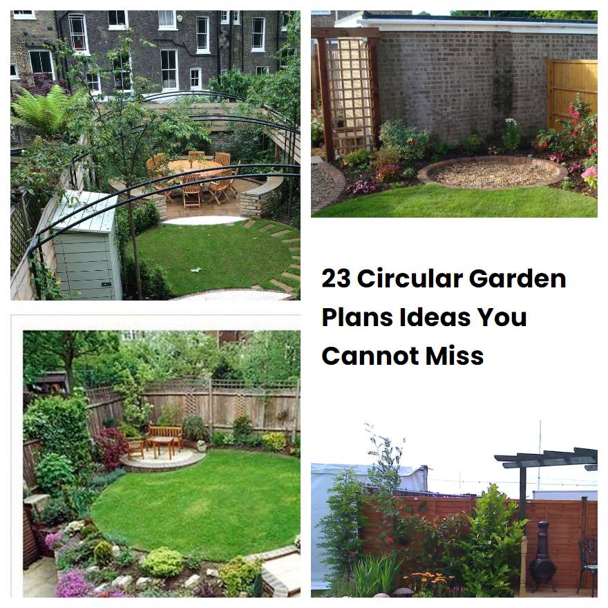 23 Circular Garden Plans Ideas You Cannot Miss | SharonSable