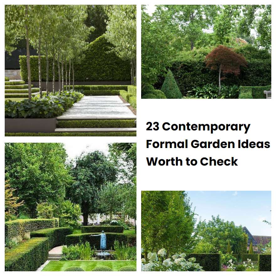 23 Contemporary Formal Garden Ideas Worth to Check | SharonSable