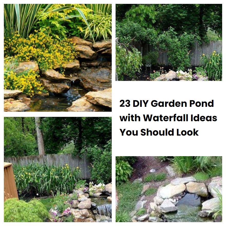 23 DIY Garden Pond with Waterfall Ideas You Should Look | SharonSable