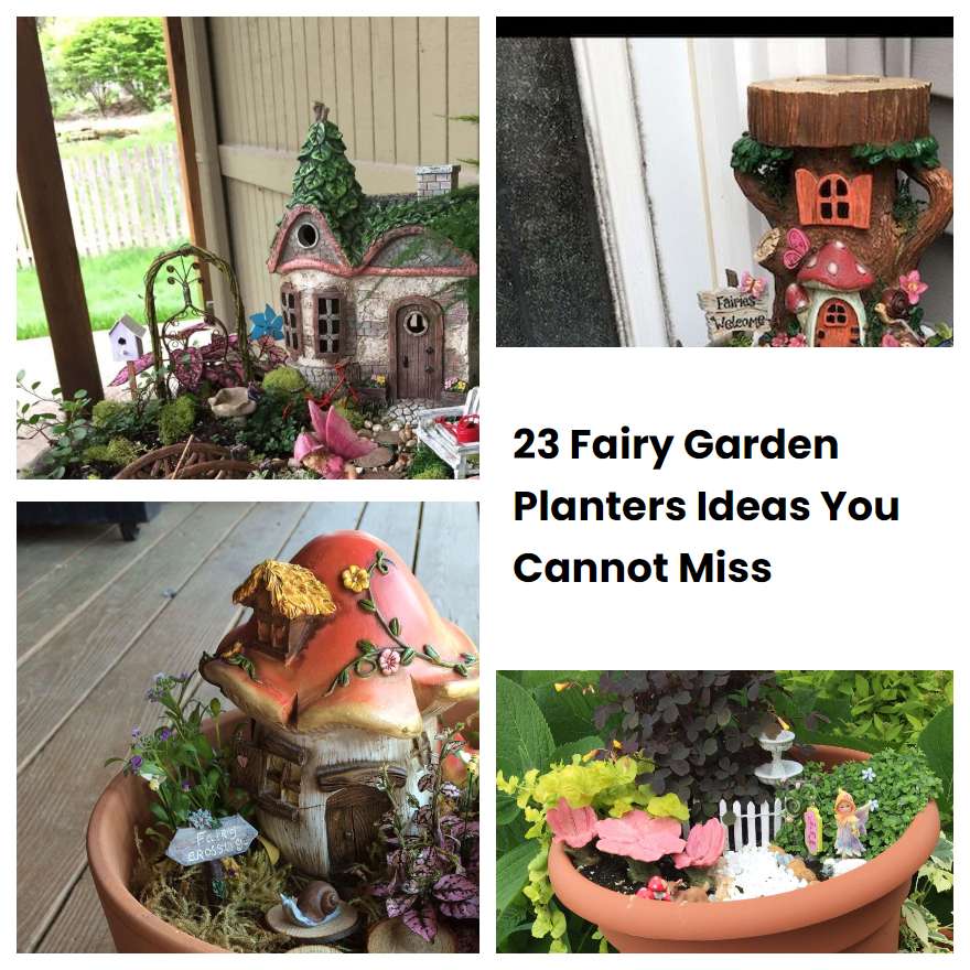 23 Fairy Garden Planters Ideas You Cannot Miss | SharonSable