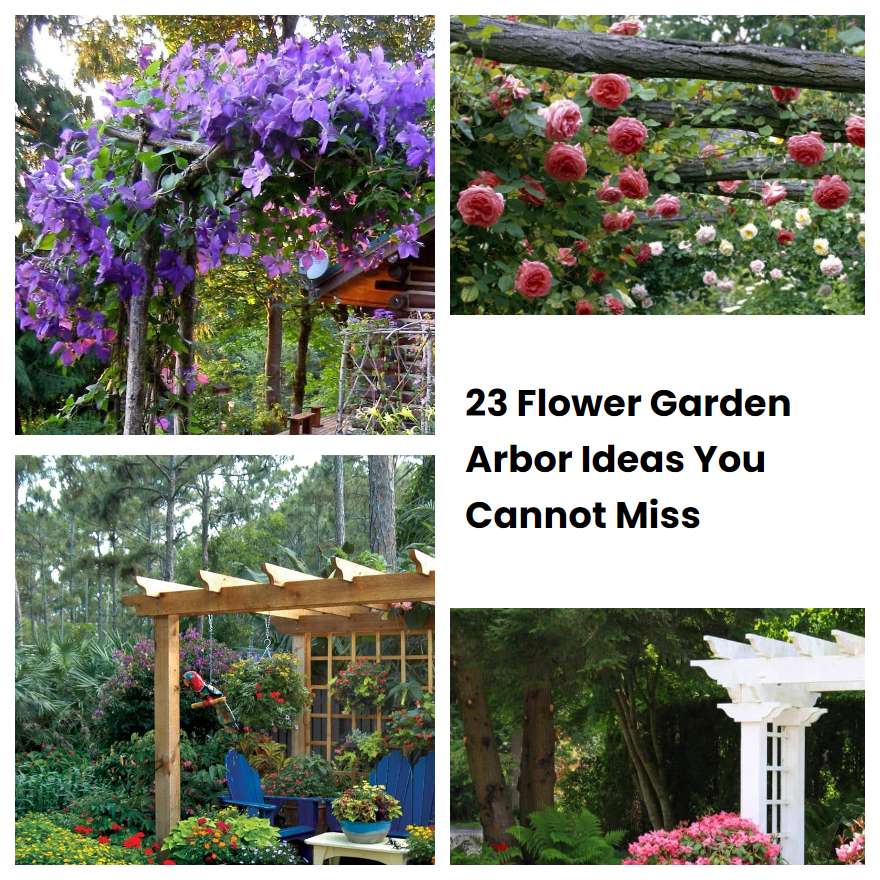 23 Flower Garden Arbor Ideas You Cannot Miss | SharonSable