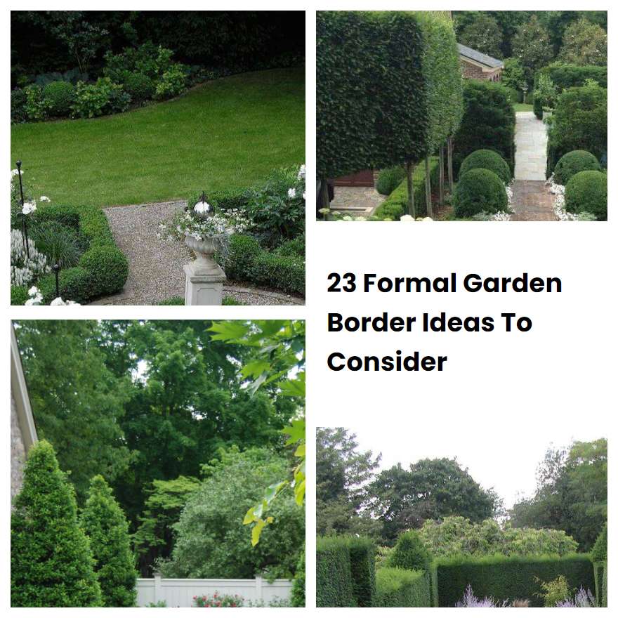 23 Formal Garden Border Ideas To Consider | SharonSable