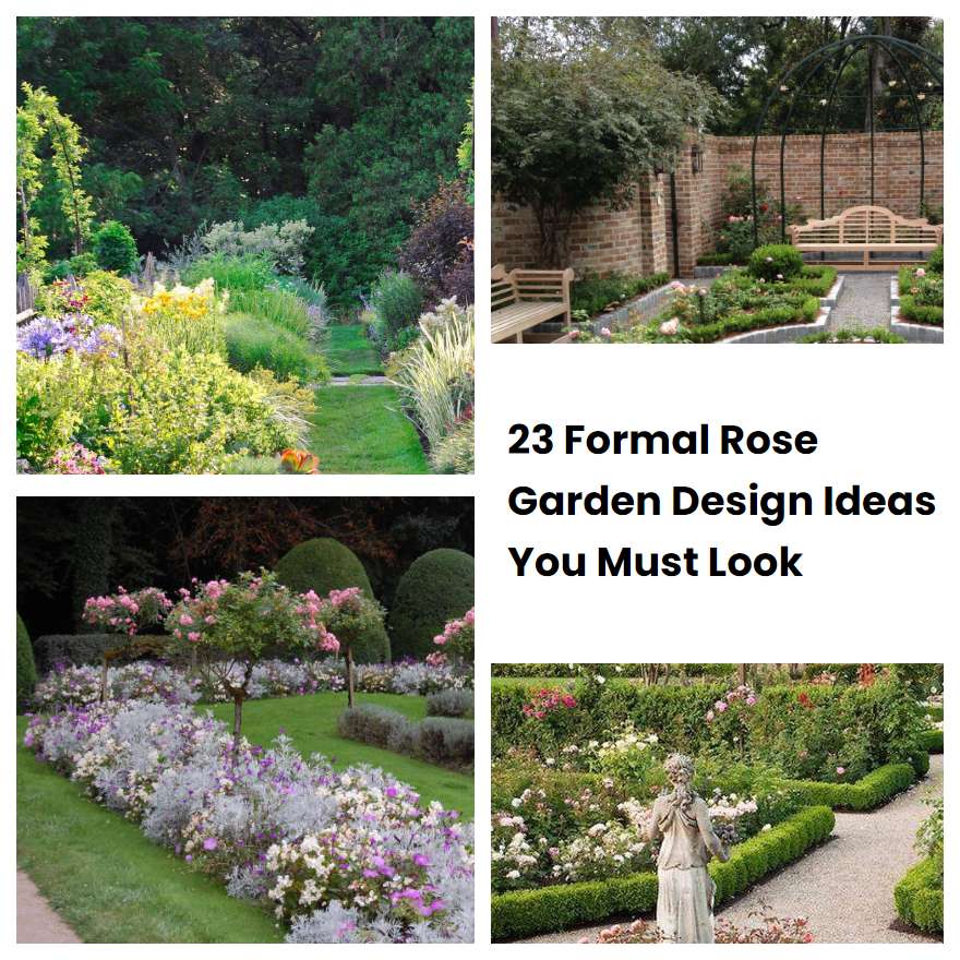 23 Formal Rose Garden Design Ideas You Must Look | SharonSable