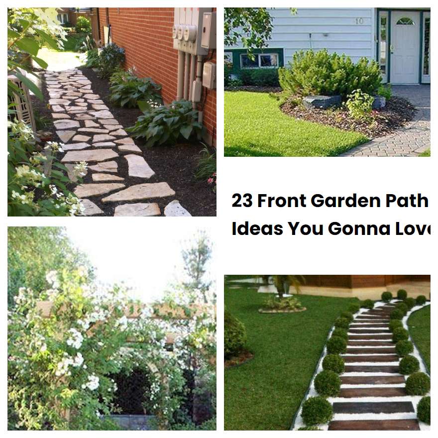 23 Front Garden Path Ideas You Gonna Love | SharonSable