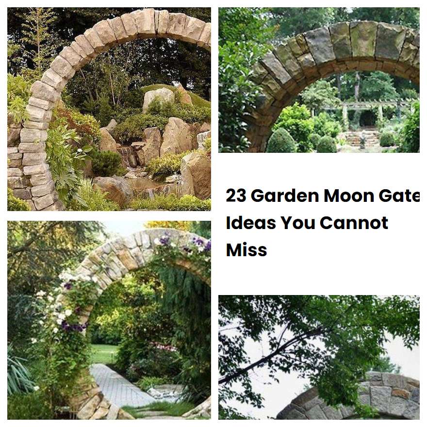23 Garden Moon Gate Ideas You Cannot Miss | SharonSable