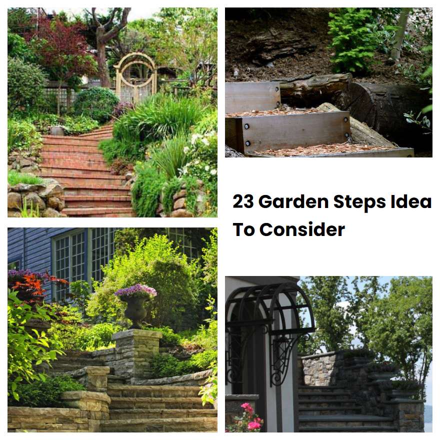 23 Garden Steps Ideas To Consider | SharonSable