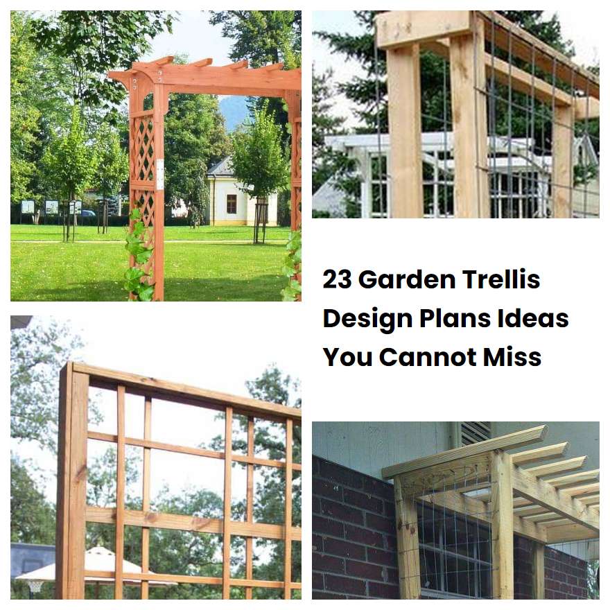 23 Garden Trellis Design Plans Ideas You Cannot Miss | SharonSable