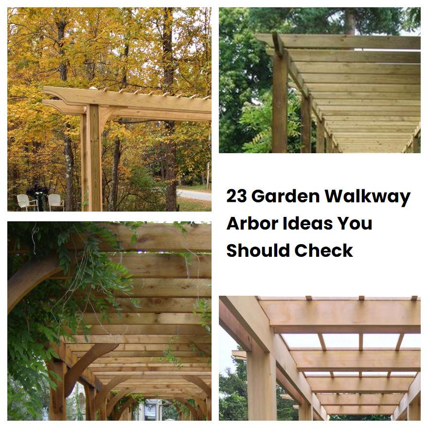 23 Garden Walkway Arbor Ideas You Should Check | SharonSable