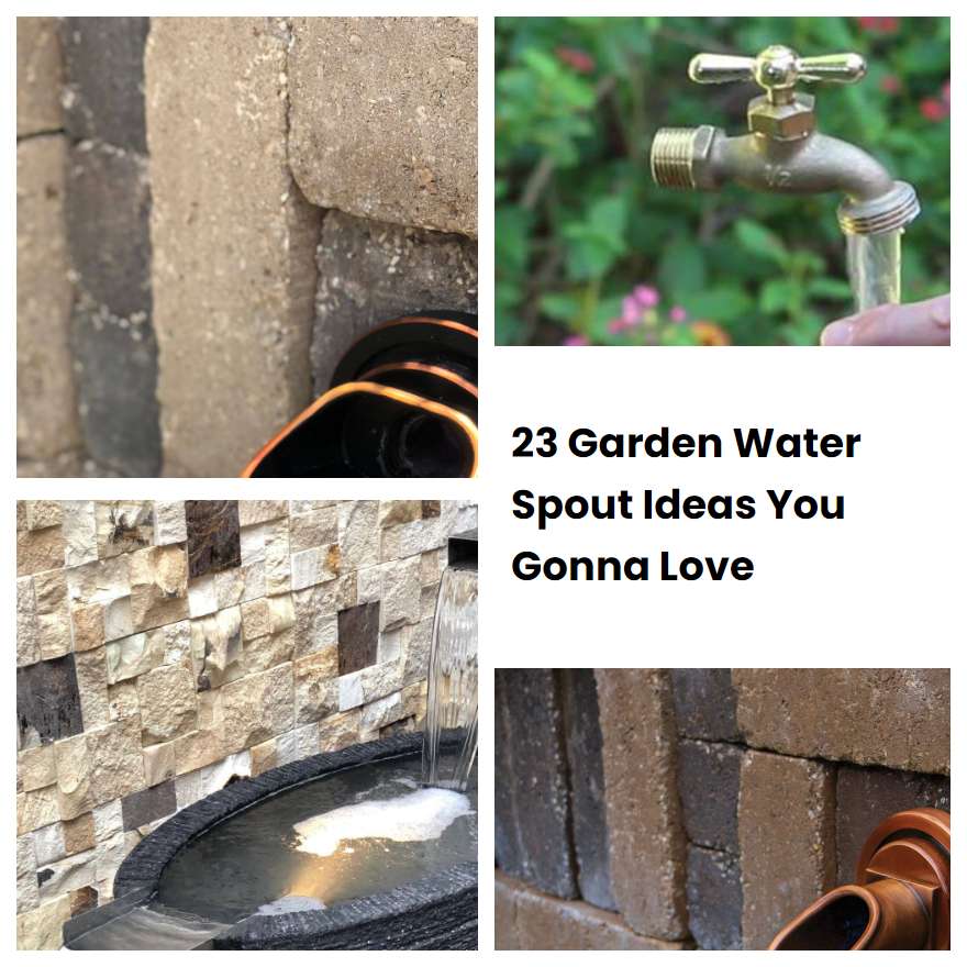23 Garden Water Spout Ideas You Gonna Love | SharonSable