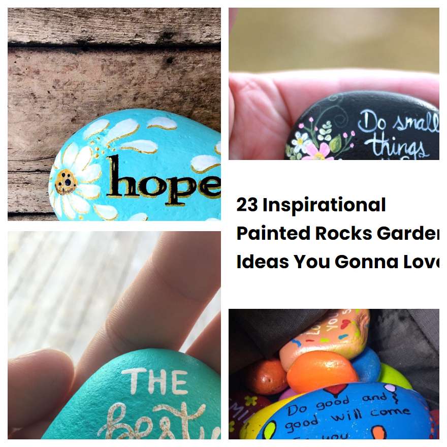 23 Inspirational Painted Rocks Garden Ideas You Gonna Love | SharonSable