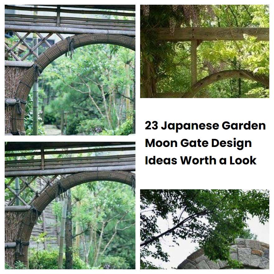 23 Japanese Garden Moon Gate Design Ideas Worth a Look | SharonSable