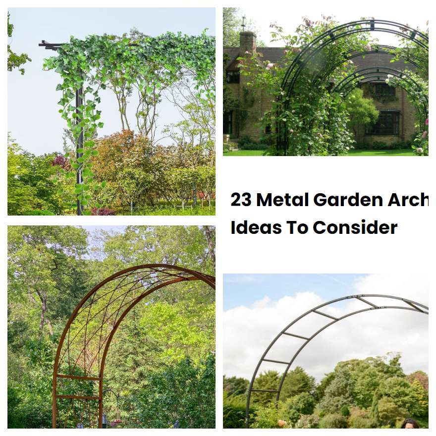 23 Metal Garden Arch Ideas To Consider | SharonSable