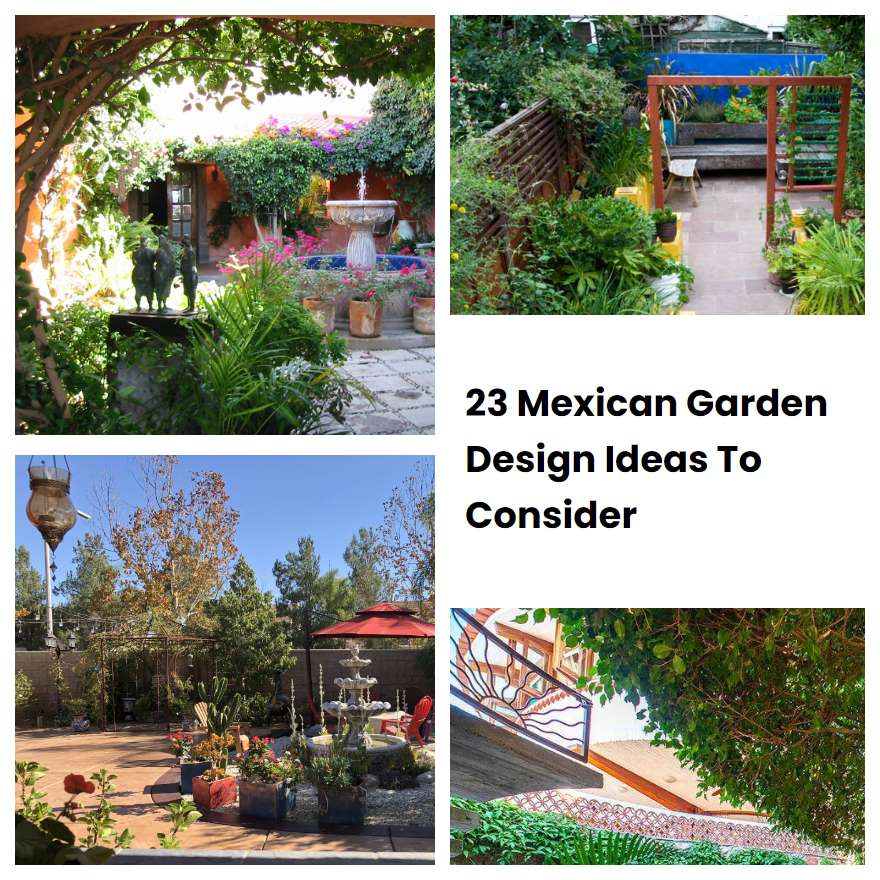 23 Mexican Garden Design Ideas To Consider | SharonSable