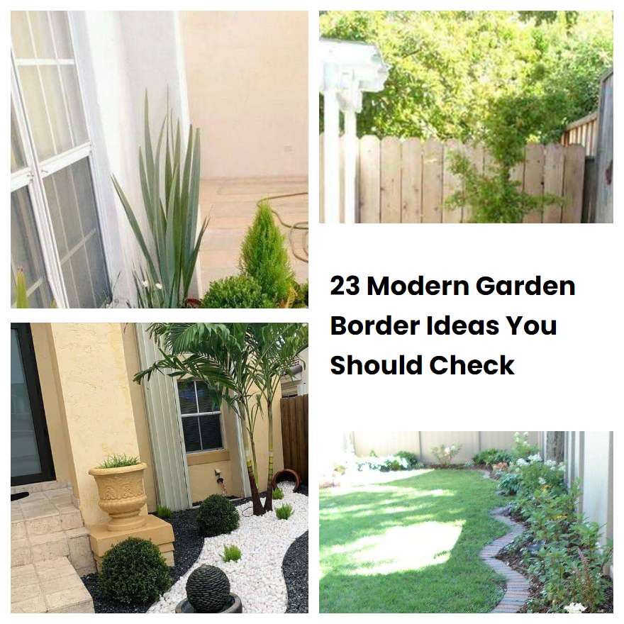 23 Modern Garden Border Ideas You Should Check | SharonSable