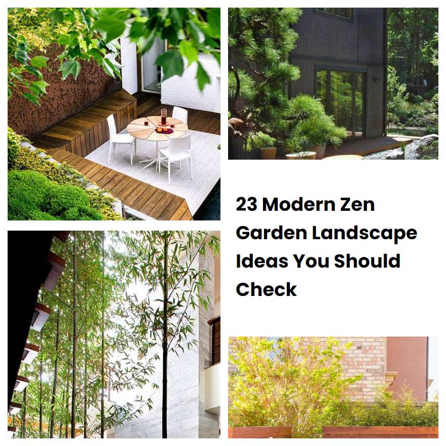 23 Modern Zen Garden Landscape Ideas You Should Check | SharonSable