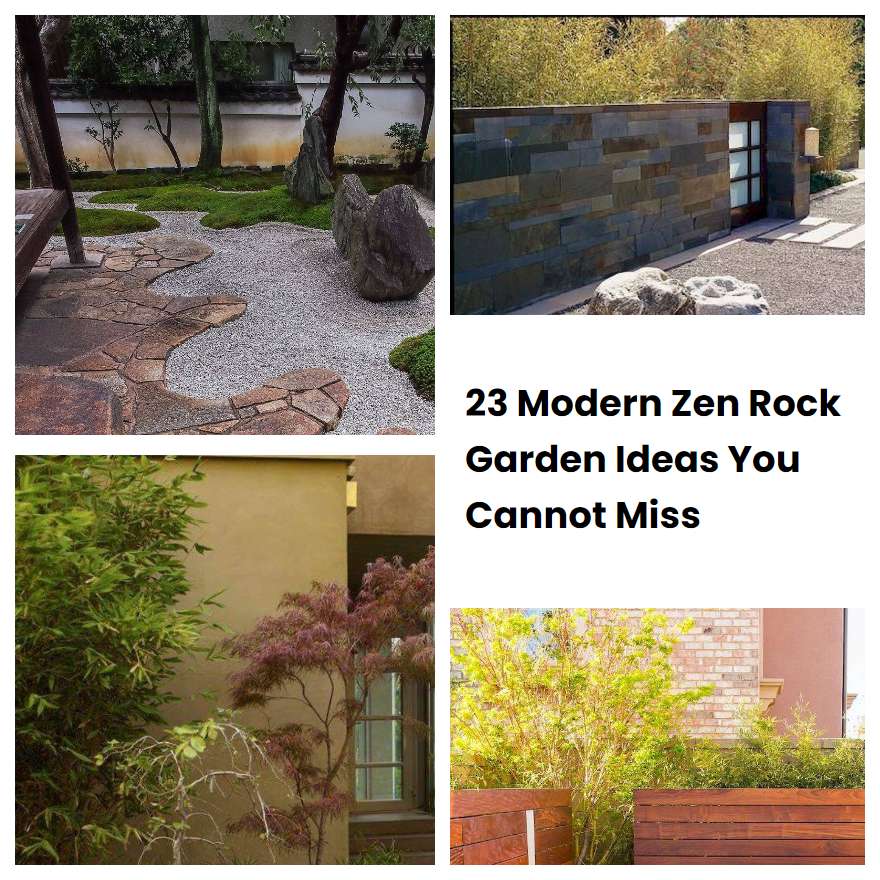 23 Modern Zen Rock Garden Ideas You Cannot Miss | SharonSable