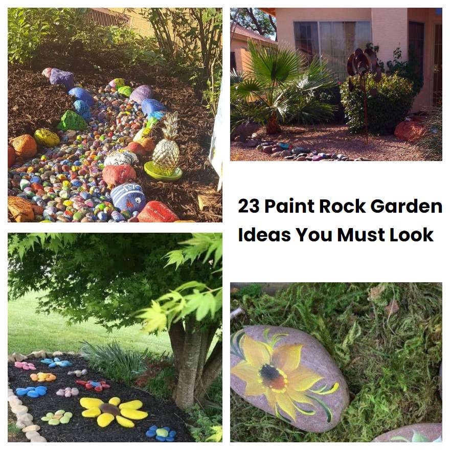 23 Paint Rock Garden Ideas You Must Look | SharonSable
