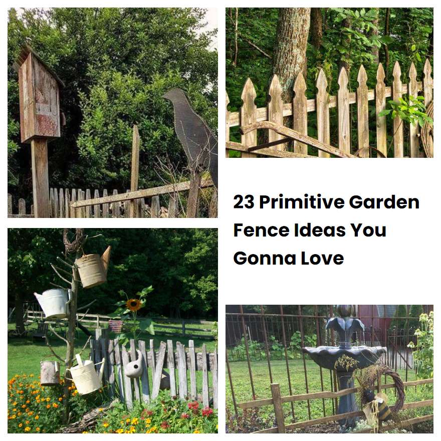 23 Primitive Garden Fence Ideas You Gonna Love | SharonSable