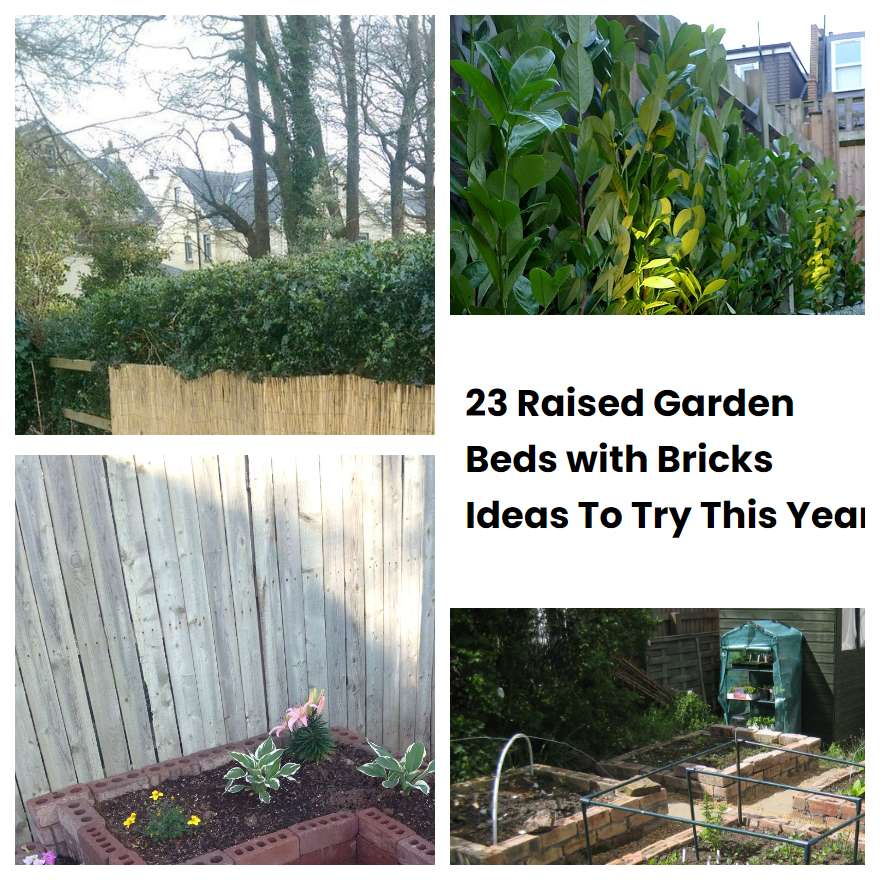 23 Raised Garden Beds with Bricks Ideas To Try This Year | SharonSable