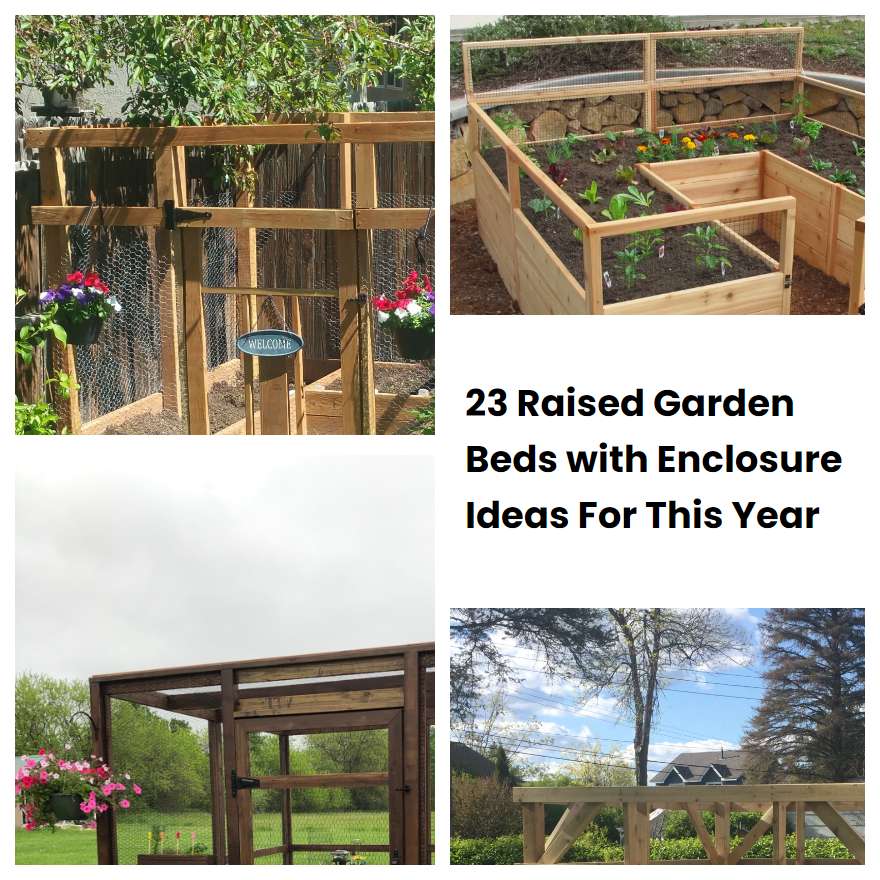 23 Raised Garden Beds with Enclosure Ideas For This Year | SharonSable