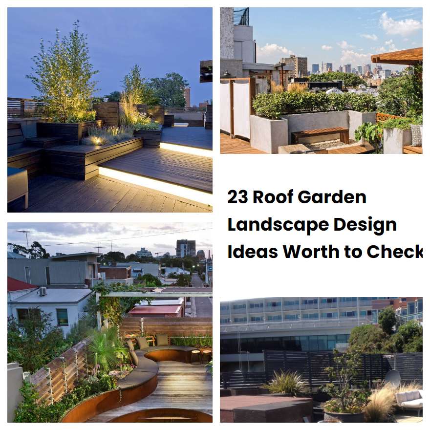 23 Roof Garden Landscape Design Ideas Worth to Check | SharonSable