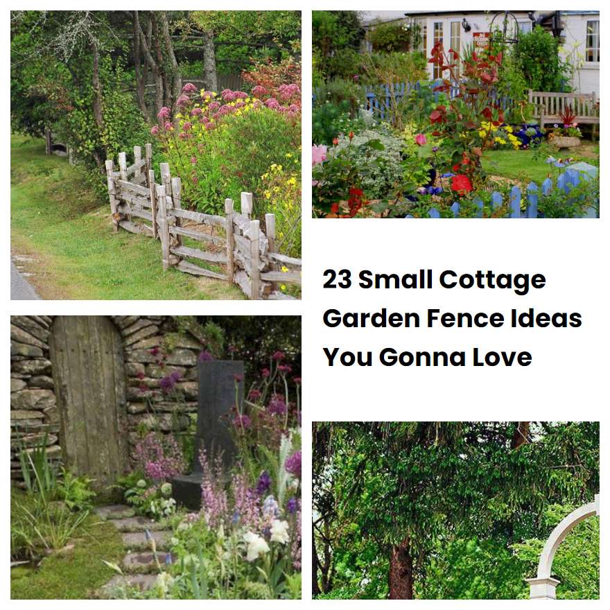 23 Small Cottage Garden Fence Ideas You Gonna Love | SharonSable