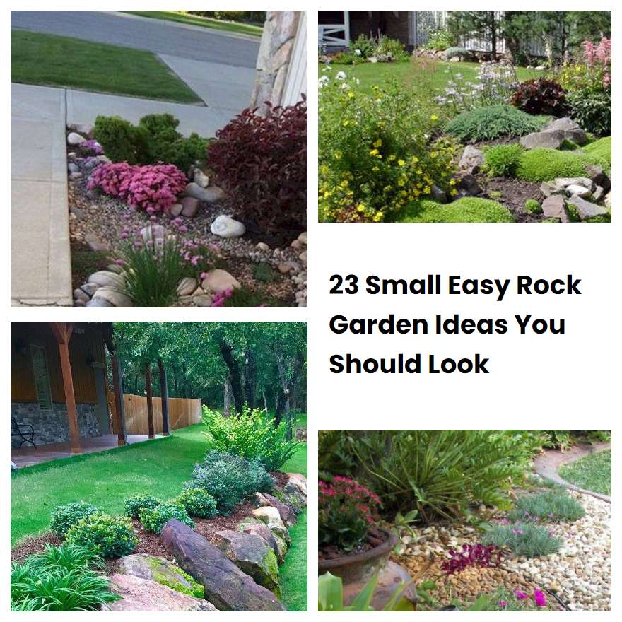 23 Small Easy Rock Garden Ideas You Should Look | SharonSable