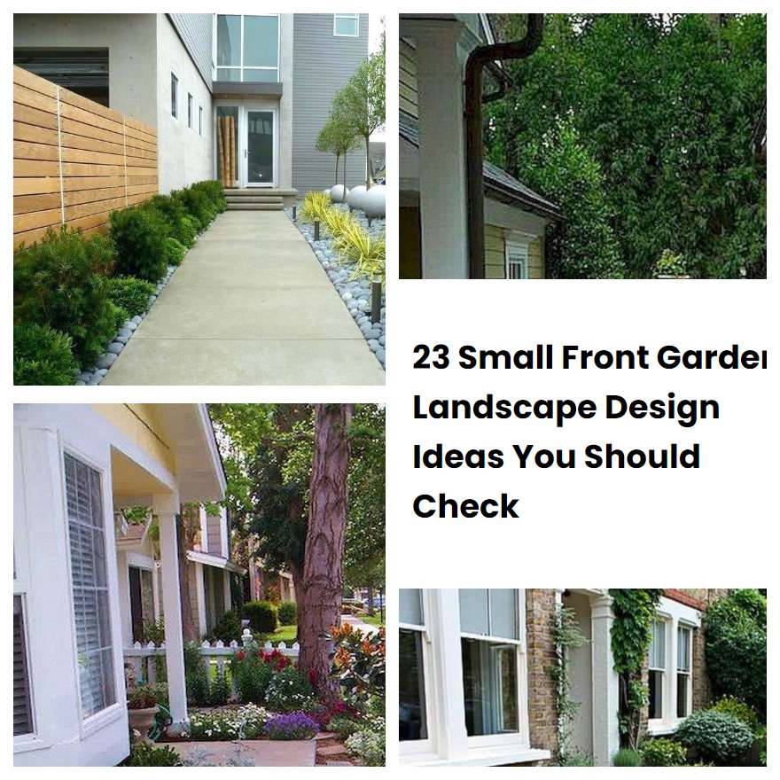 23 Small Front Garden Landscape Design Ideas You Should Check | SharonSable