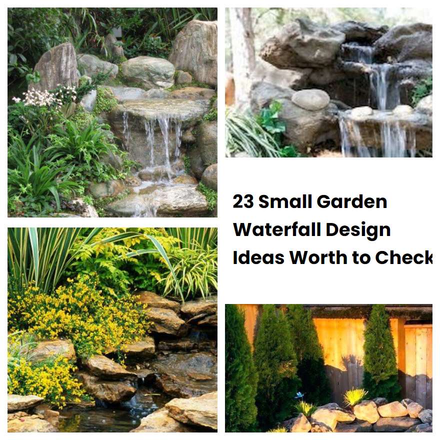 23 Small Garden Waterfall Design Ideas Worth to Check | SharonSable