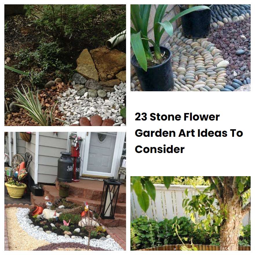 23 Stone Flower Garden Art Ideas To Consider | SharonSable