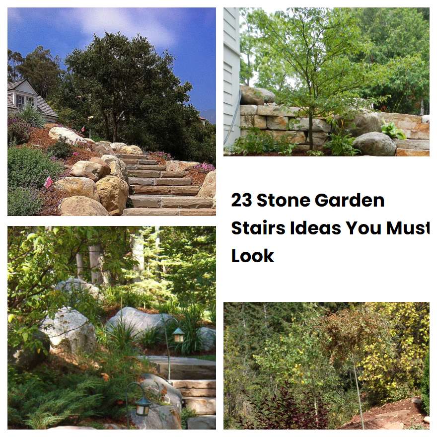 23 Stone Garden Stairs Ideas You Must Look | SharonSable