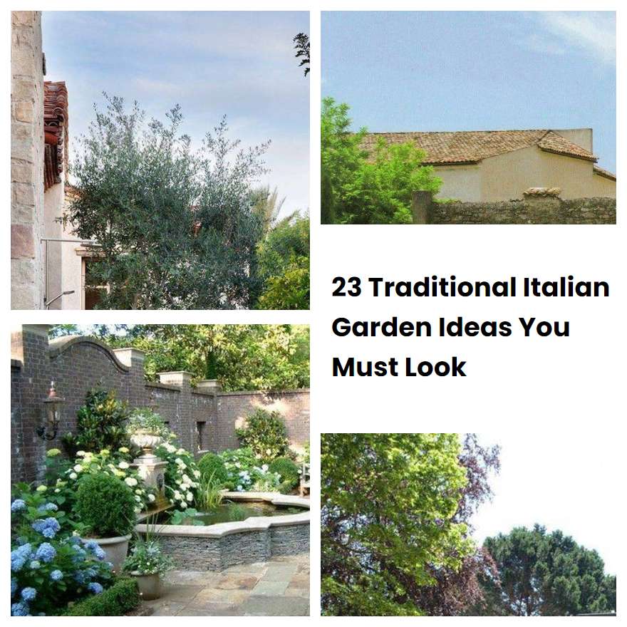 23 Traditional Italian Garden Ideas You Must Look | SharonSable