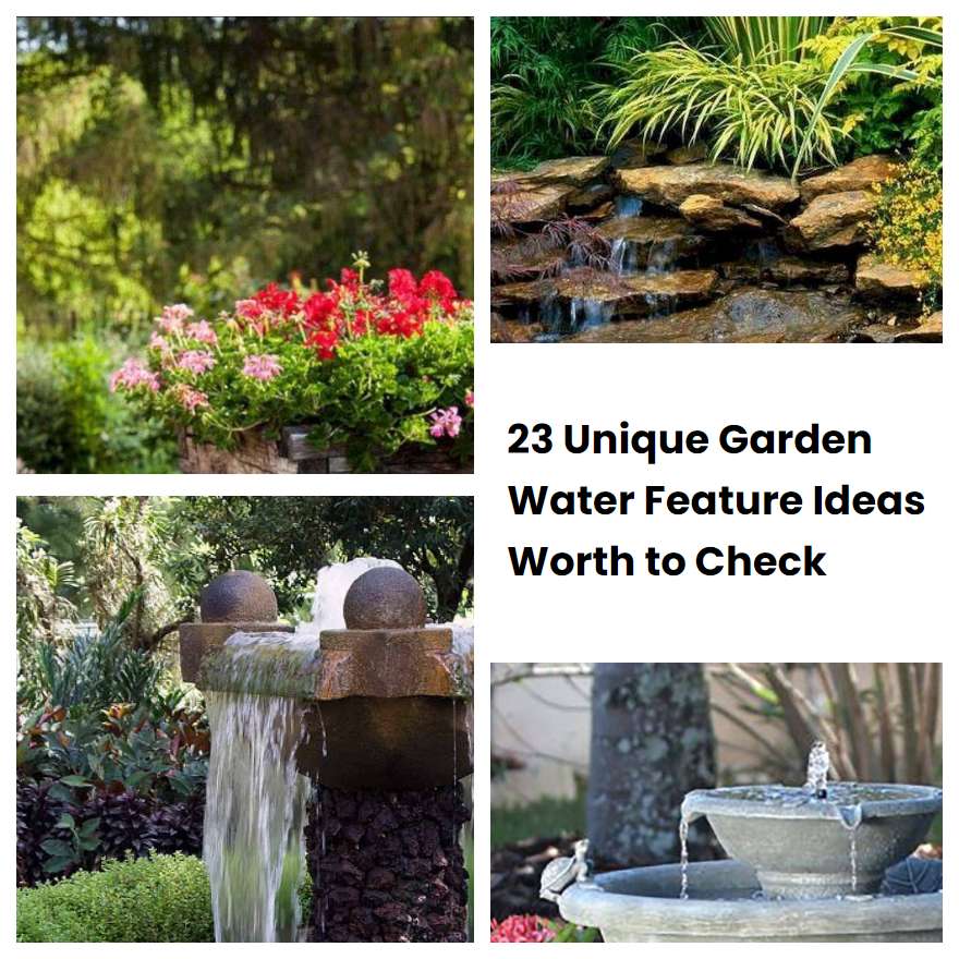 23 Unique Garden Water Feature Ideas Worth to Check | SharonSable
