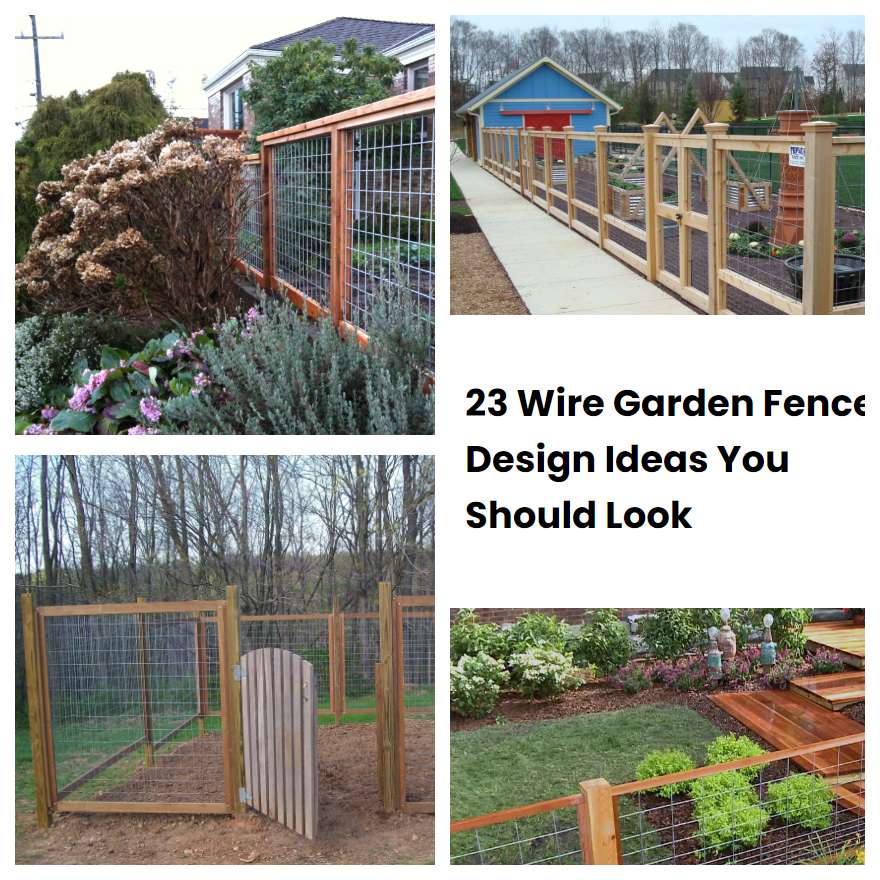 23 Wire Garden Fence Design Ideas You Should Look | SharonSable