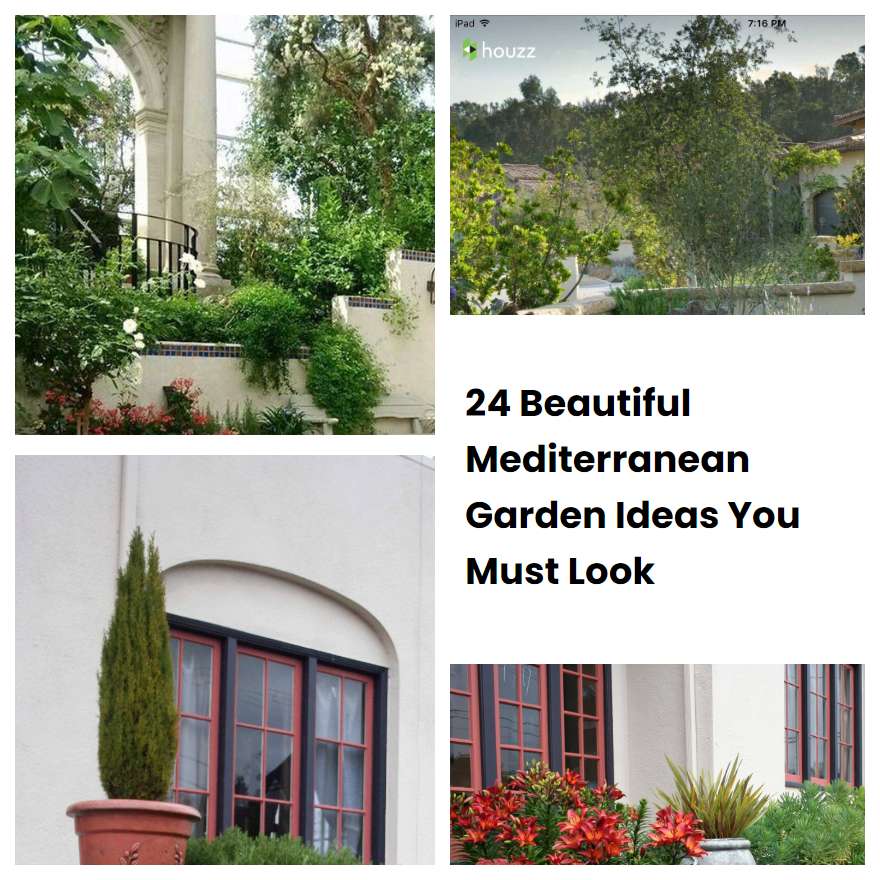 24 Beautiful Mediterranean Garden Ideas You Must Look | SharonSable