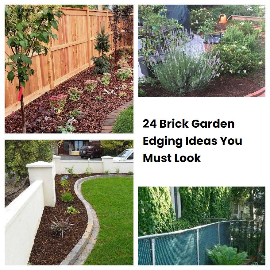 24 Brick Garden Edging Ideas You Must Look | SharonSable