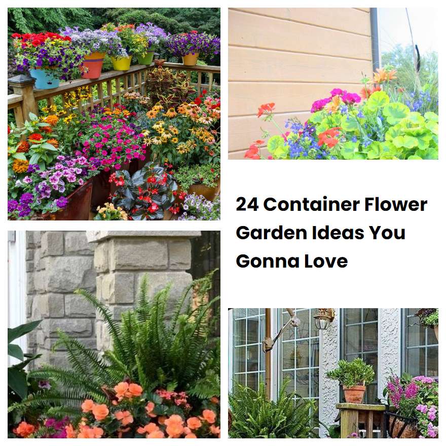 24 Container Flower Garden Ideas You Gonna Love | SharonSable